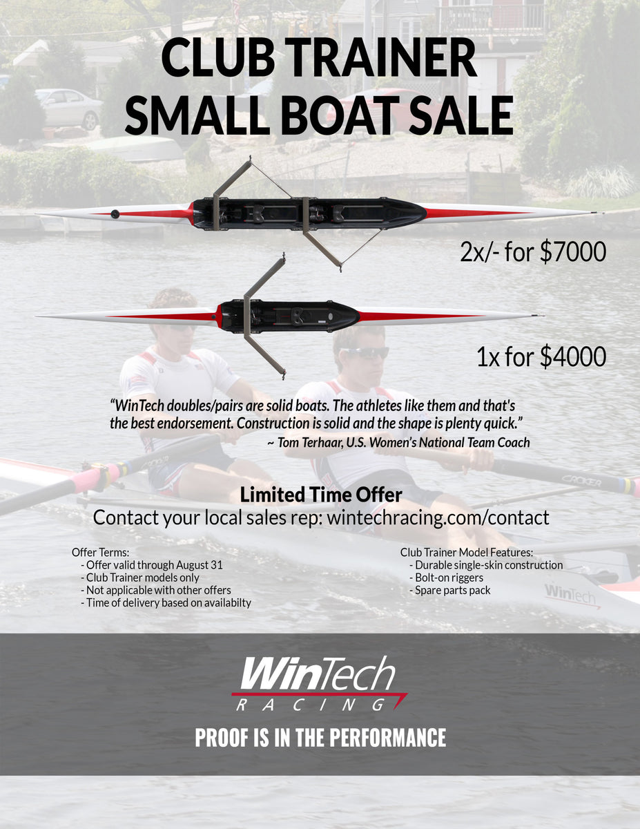 Club Trainer Small Boat Sale – WinTech and King Racing - Global